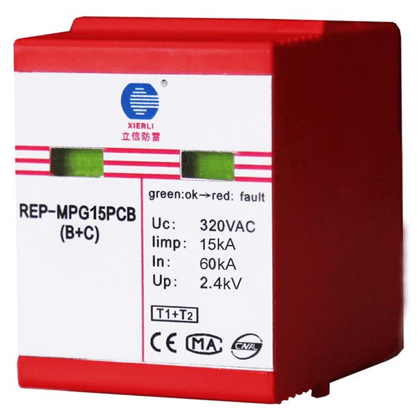 Surge Protection for PCB and Panel SPD, Type1+Type2 combination surge ...